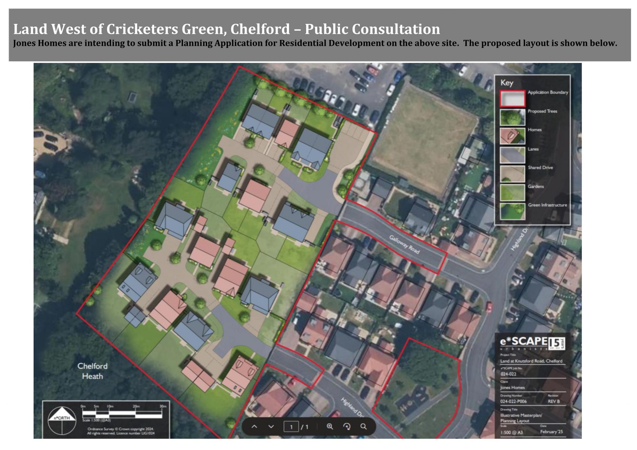 Land west of Cricketers Green – Chelford Parish Council